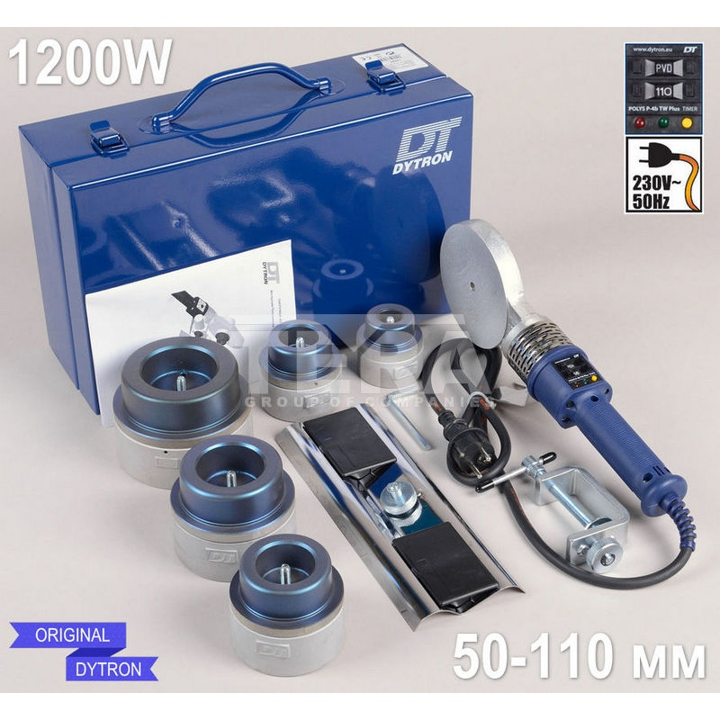Dytron P-4b, 1200W, profi, TW Plus, blue set 50-110mm - Svářečky plastů ...