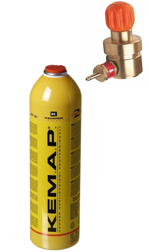 Mini autogen redukční ventil 7/16˝ Kemap - Regulátory,hadice,redukce ...