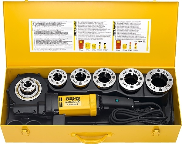 REMS Amigo 2 Compact Set R1/2-2˝ - Elektrické - Závitořezy - Nipo Tools ...