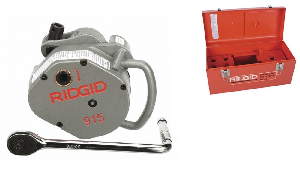 RIDGID 915 (2-6˝) v kufru - Drážkovače - Nipo Tools s.r.o.