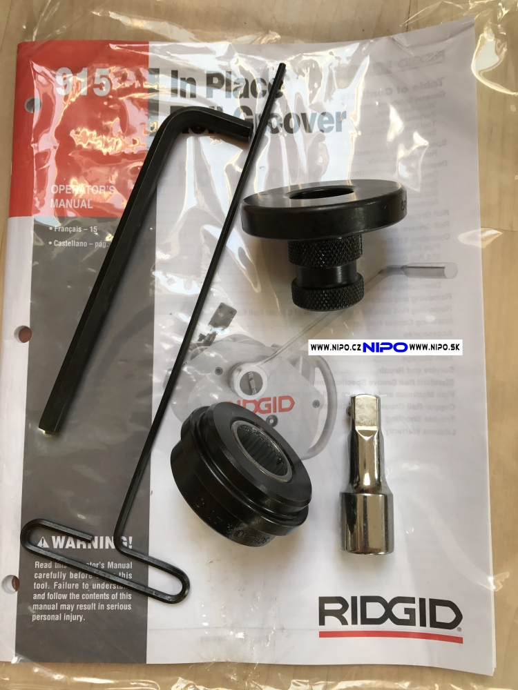 Ridgid 915, drážkovací sada 1 1/4-1 1/2˝ - Příslušenství - Drážkovače ...