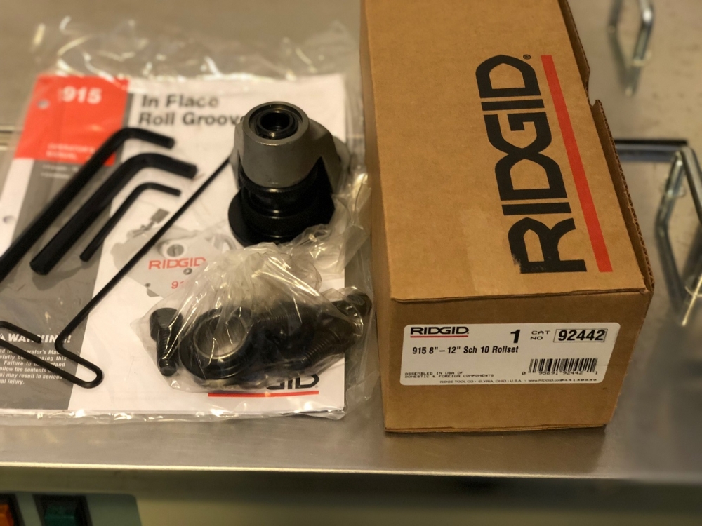 RIDGID 915, drážkovací sada 8-12˝ - Příslušenství - Drážkovače - Nipo ...